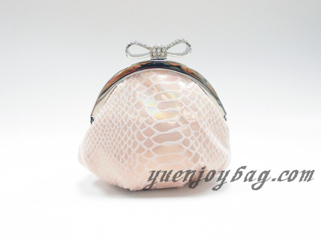 Snake Skin Embossed PU Leather little coin purse – Yuenjoy Bag